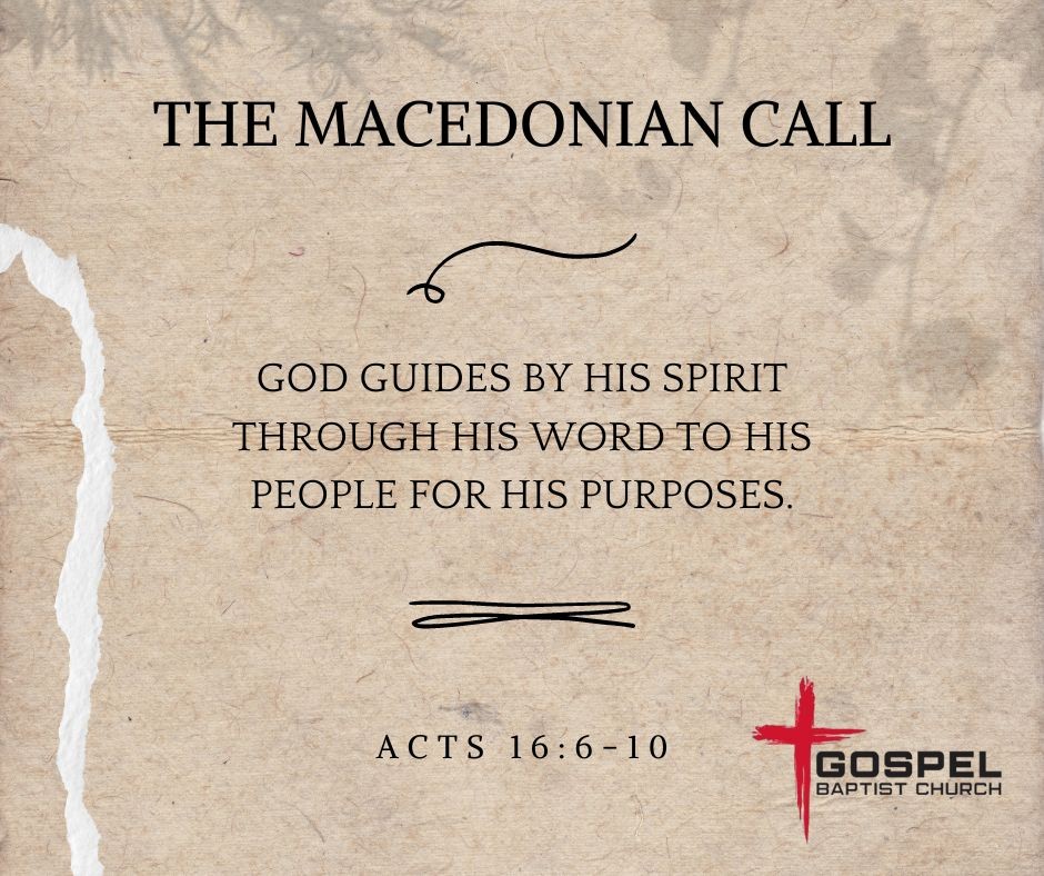 The Macedonian Call | spartachurch.org