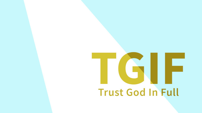 TGIF(Trust God In Full) -Part 2- Stewardship Principles | Westway ...