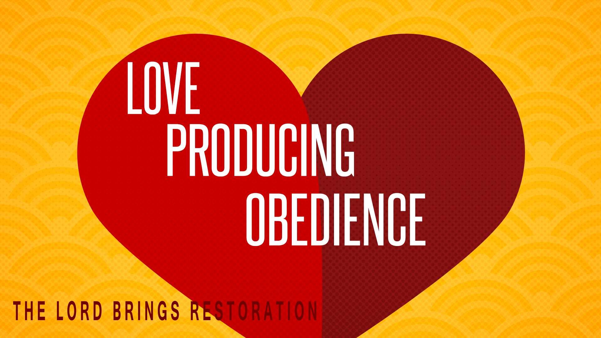 The Lord brings restoration as we turn from our sin and turn toward Him ...