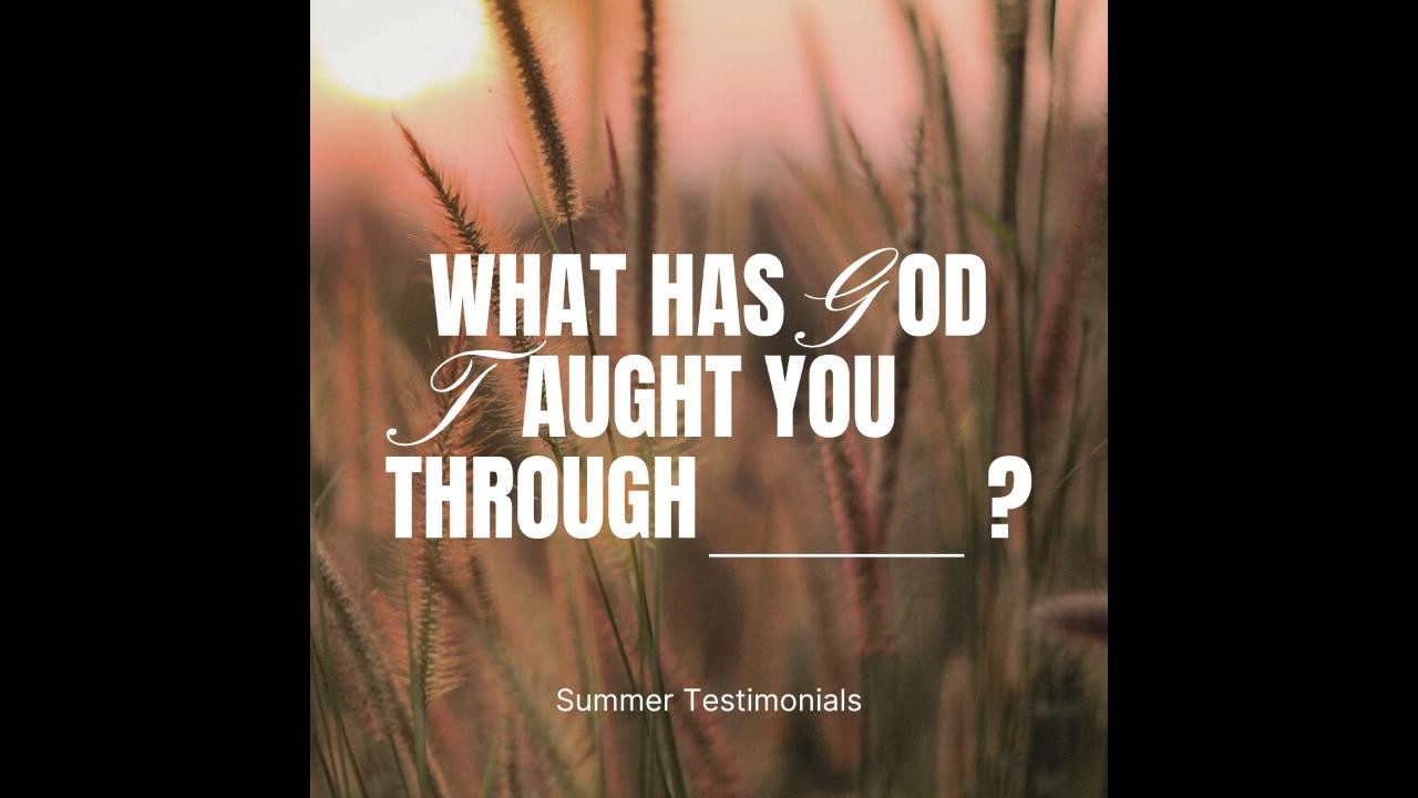 What God Has Taught Me Through The Parable of the Sheep and the Goats ...